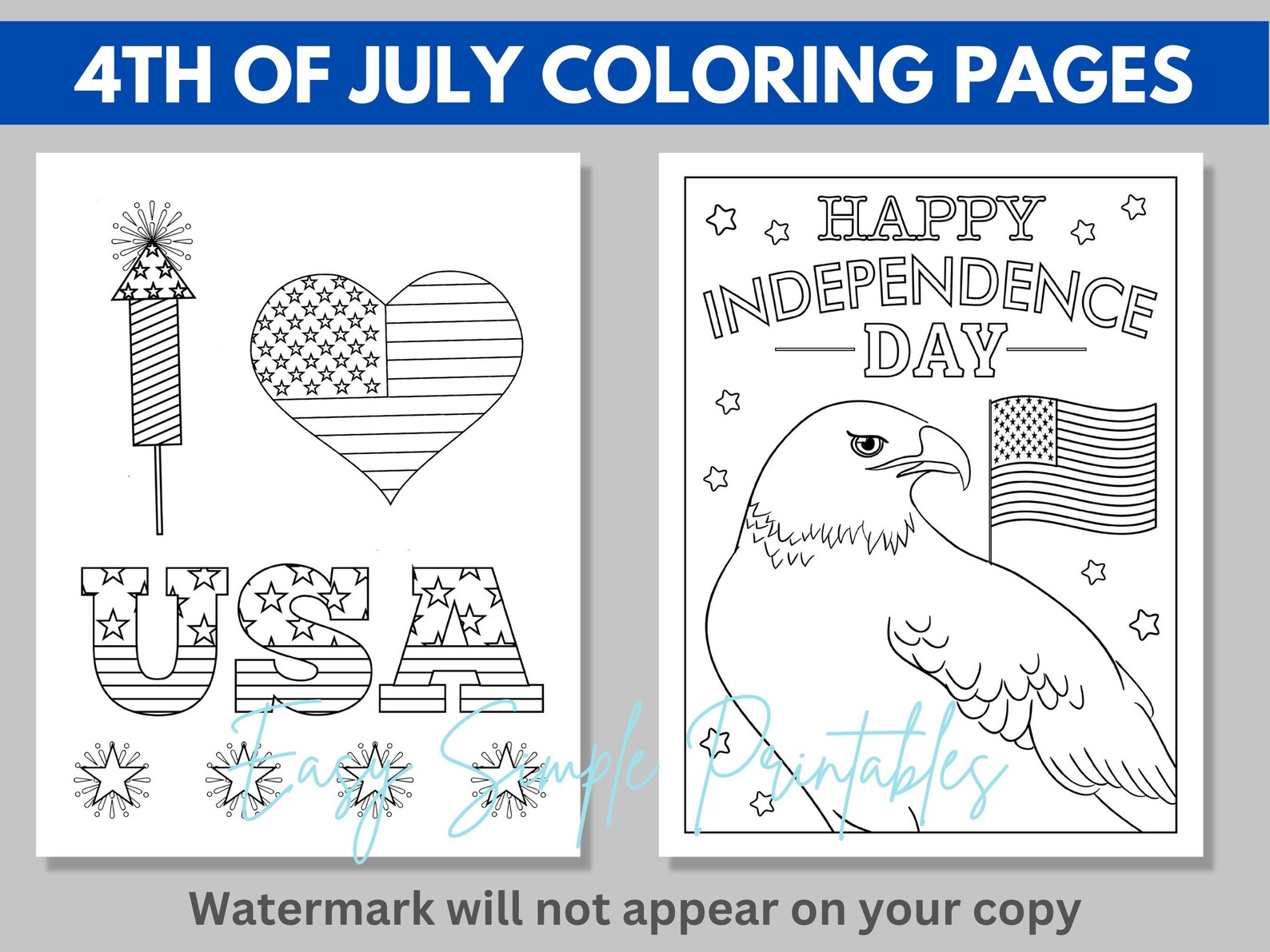Fourth of July Coloring Pages 4th of July Coloring Sheets Patriotic ...