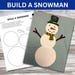 Build A Snowman Craft: Winter Printable Activity (PDF) - Etsy