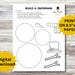 Build A Snowman Craft: Winter Printable Activity (PDF) - Etsy