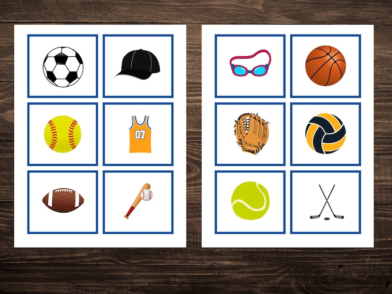 Sports Scavenger Hunt Game: Printable Kids Birthday Activity (PDF) - Etsy
