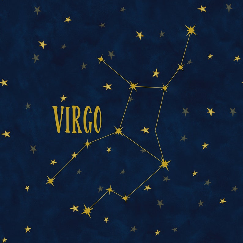 Virgo Birthday Gift Wrap, Star Sign Wrapping Paper for Astrology Lover ...