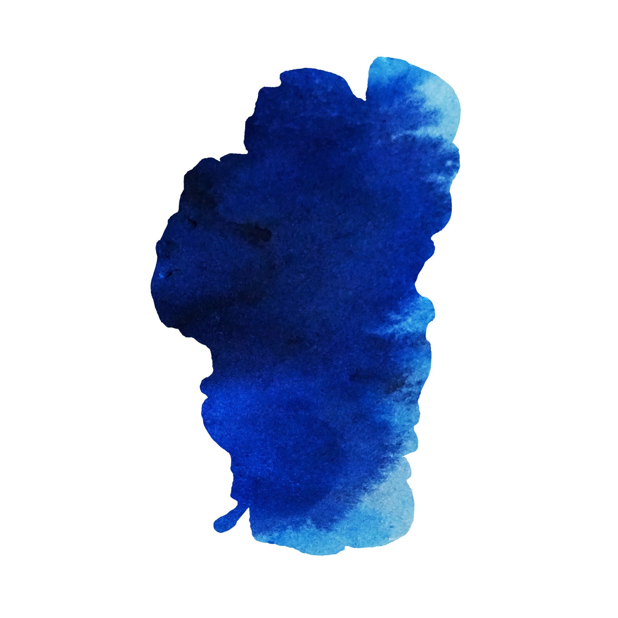 Blue Soul Tahoe Shape of Lake Tahoe Watercolor Digital Download - Etsy
