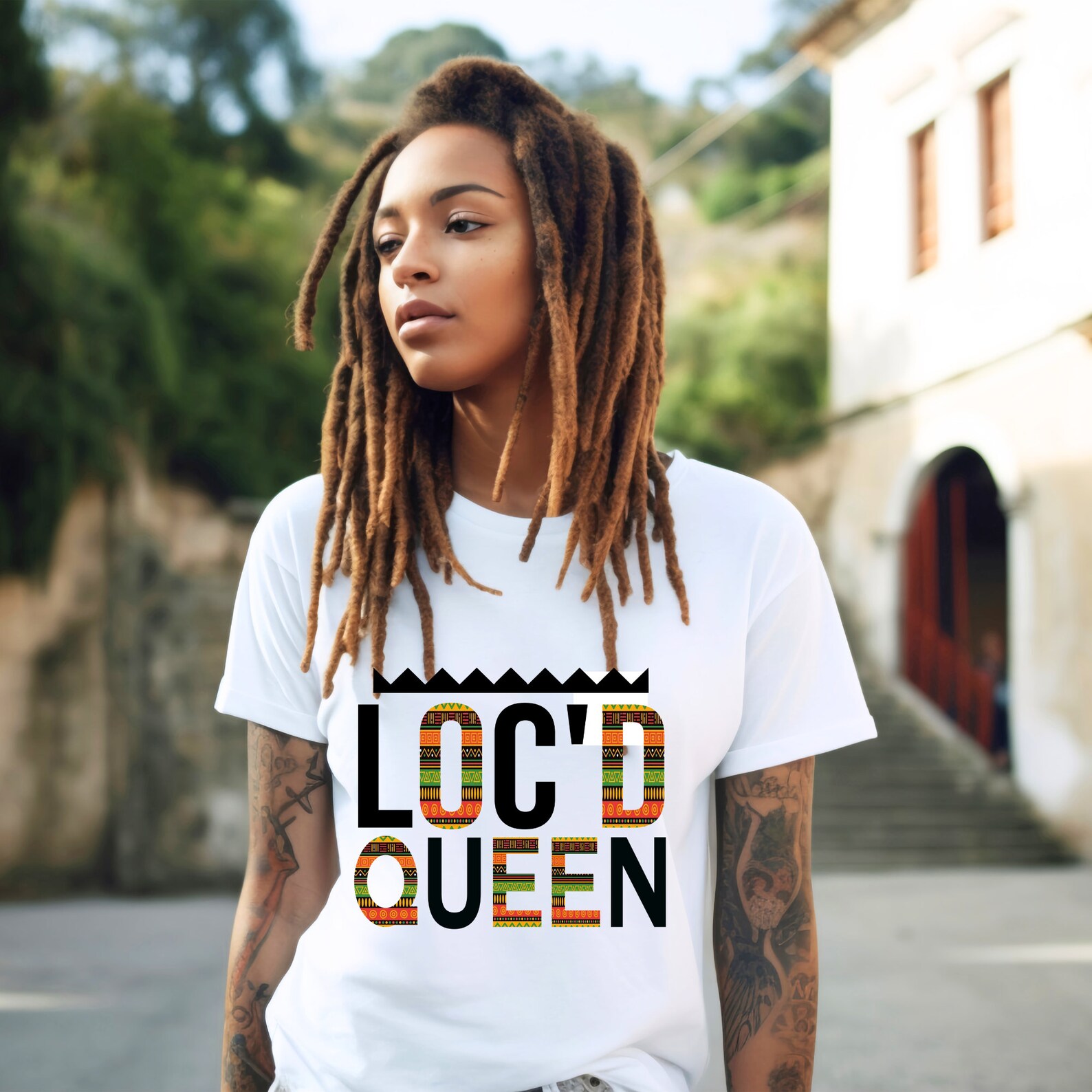 Loc Queen Shirt for Women With Loc'd Natural Hair, Locticians, Hair ...
