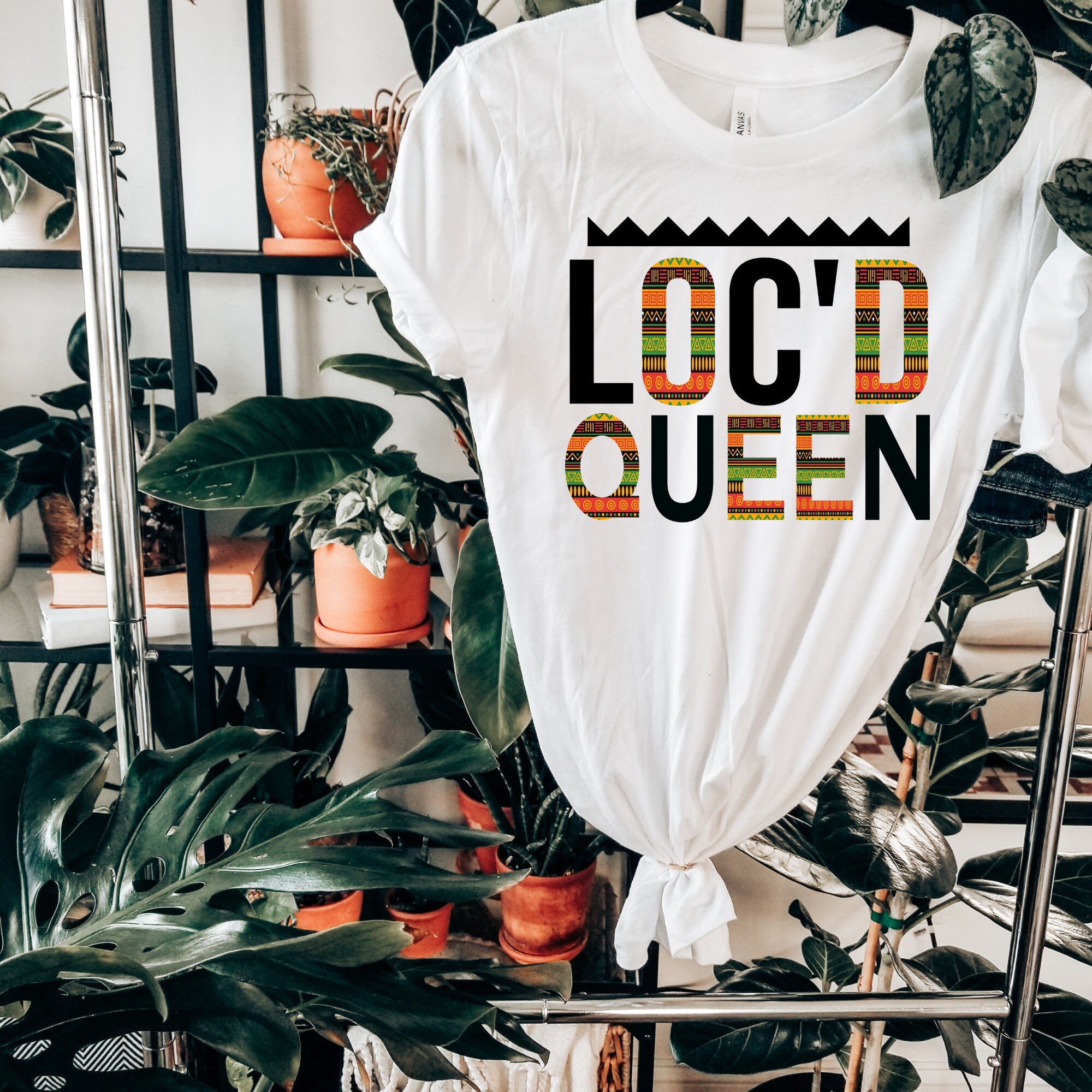 Loc Queen Shirt for Women With Loc'd Natural Hair, Locticians, Hair ...