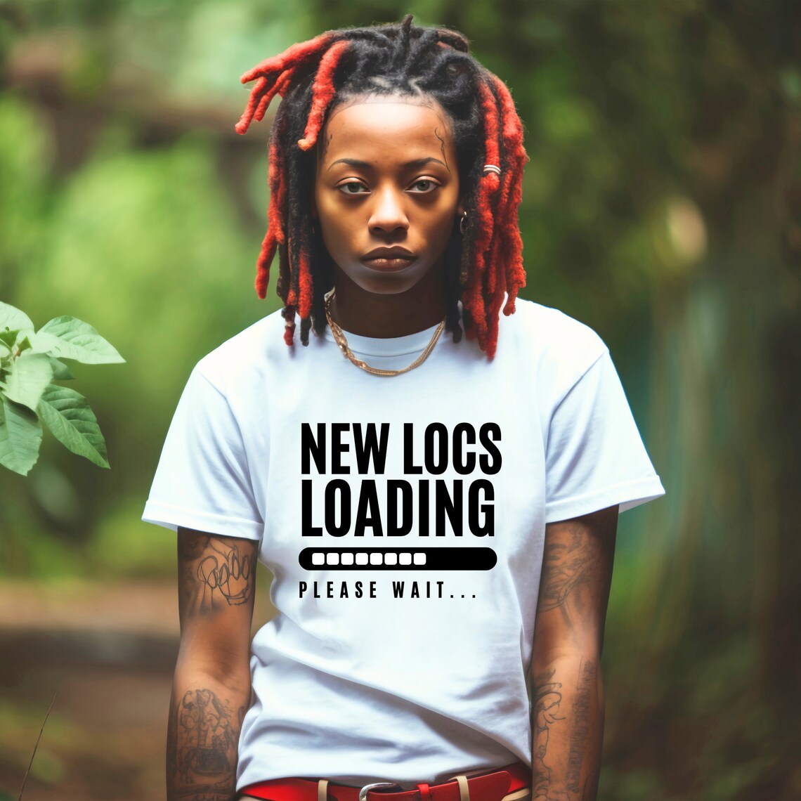 New Locs Loading Tee for Women With Natural Hair, Sister Locs, & Micro ...
