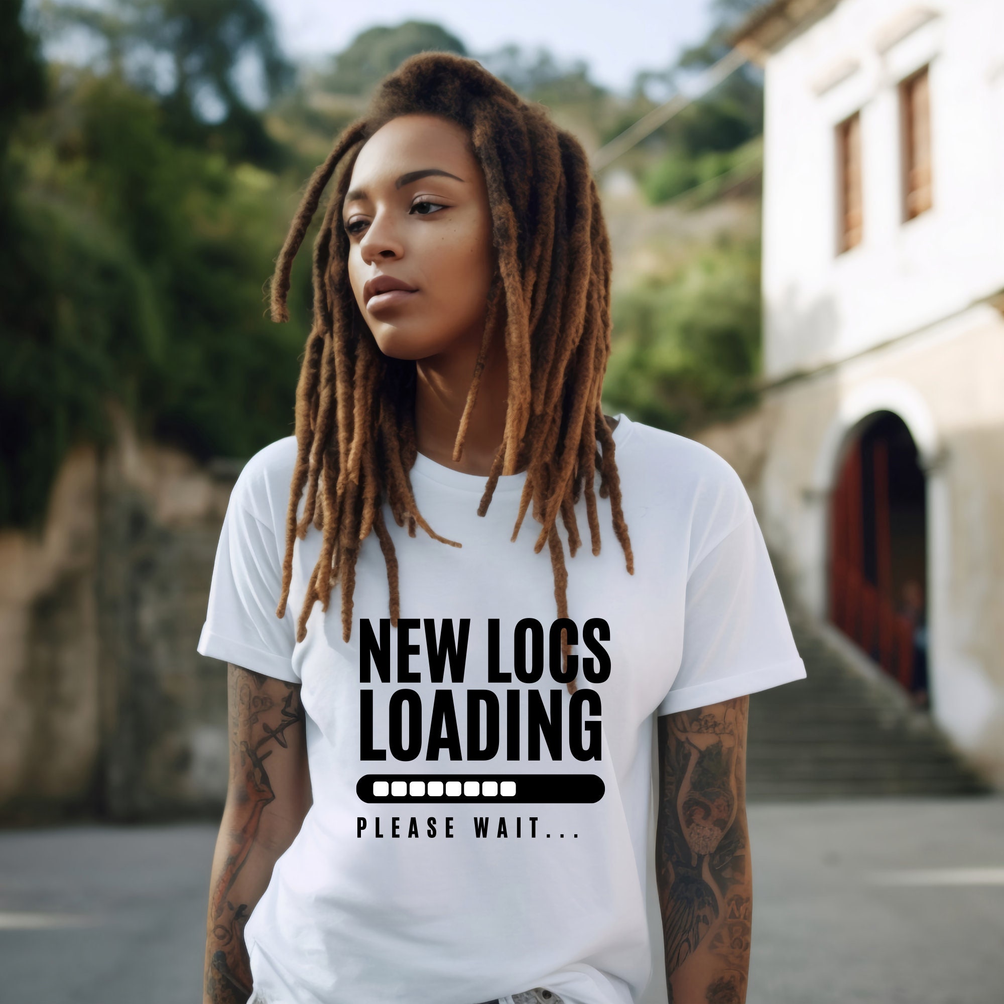 New Locs Loading Tee for Women With Natural Hair, Sister Locs, & Micro ...