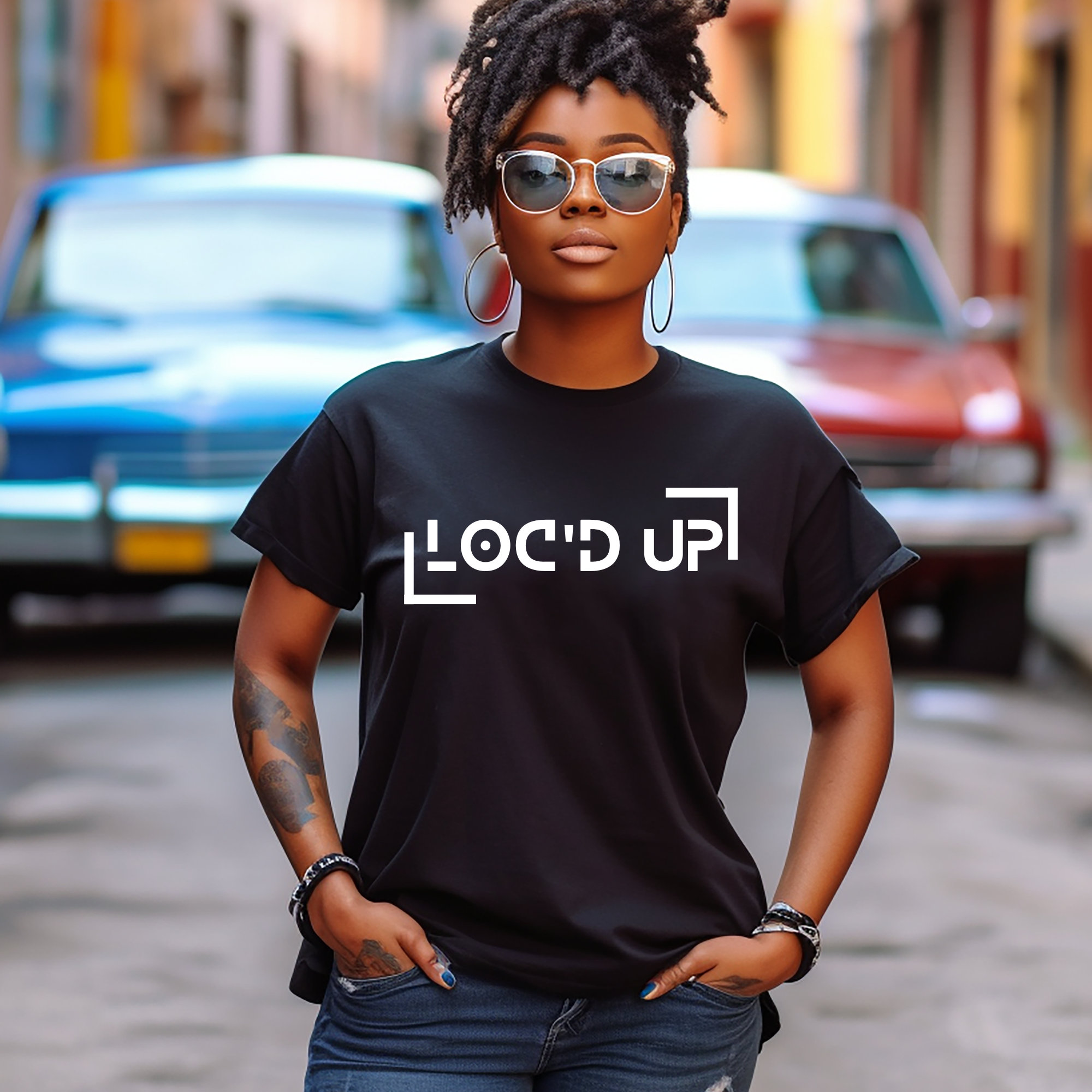 Loc'd up Loc Shirt for Women With Sisterlocs, Microlocs, and Natural ...