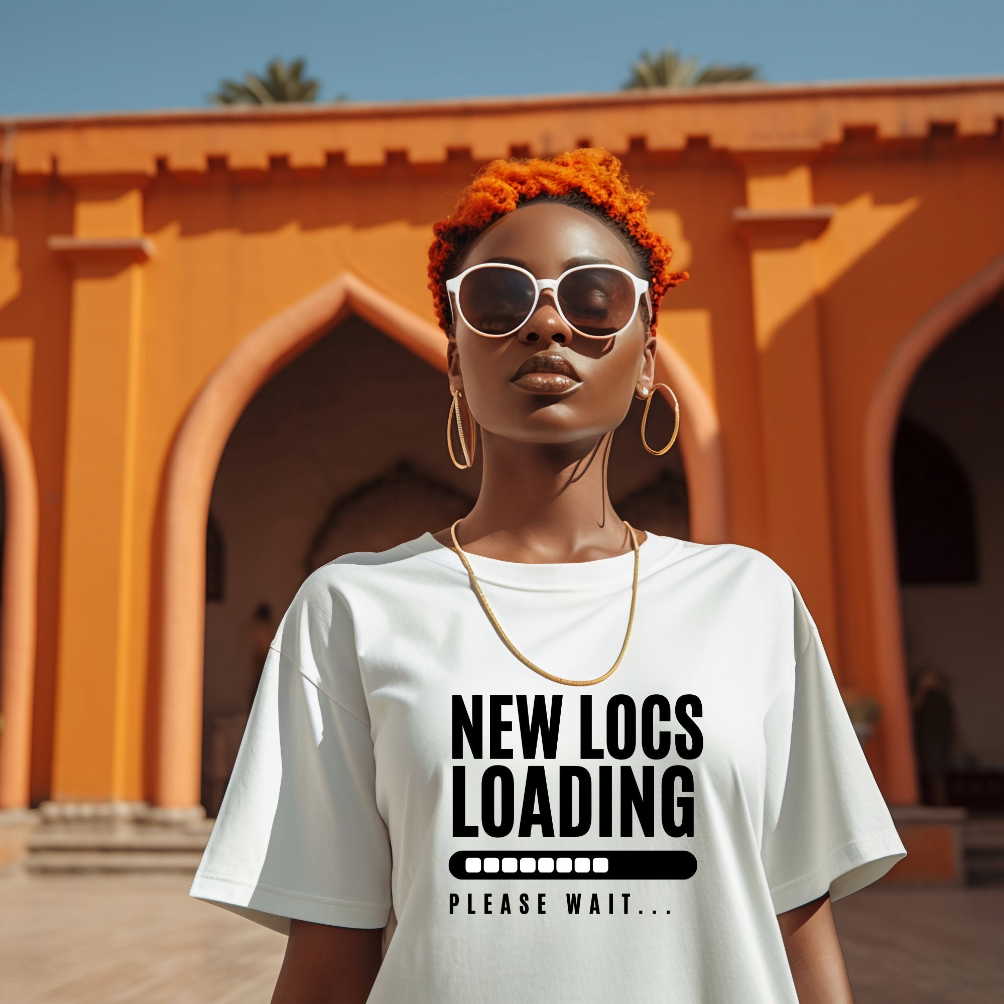 New Locs Loading Tee for Women With Natural Hair, Sister Locs, & Micro ...