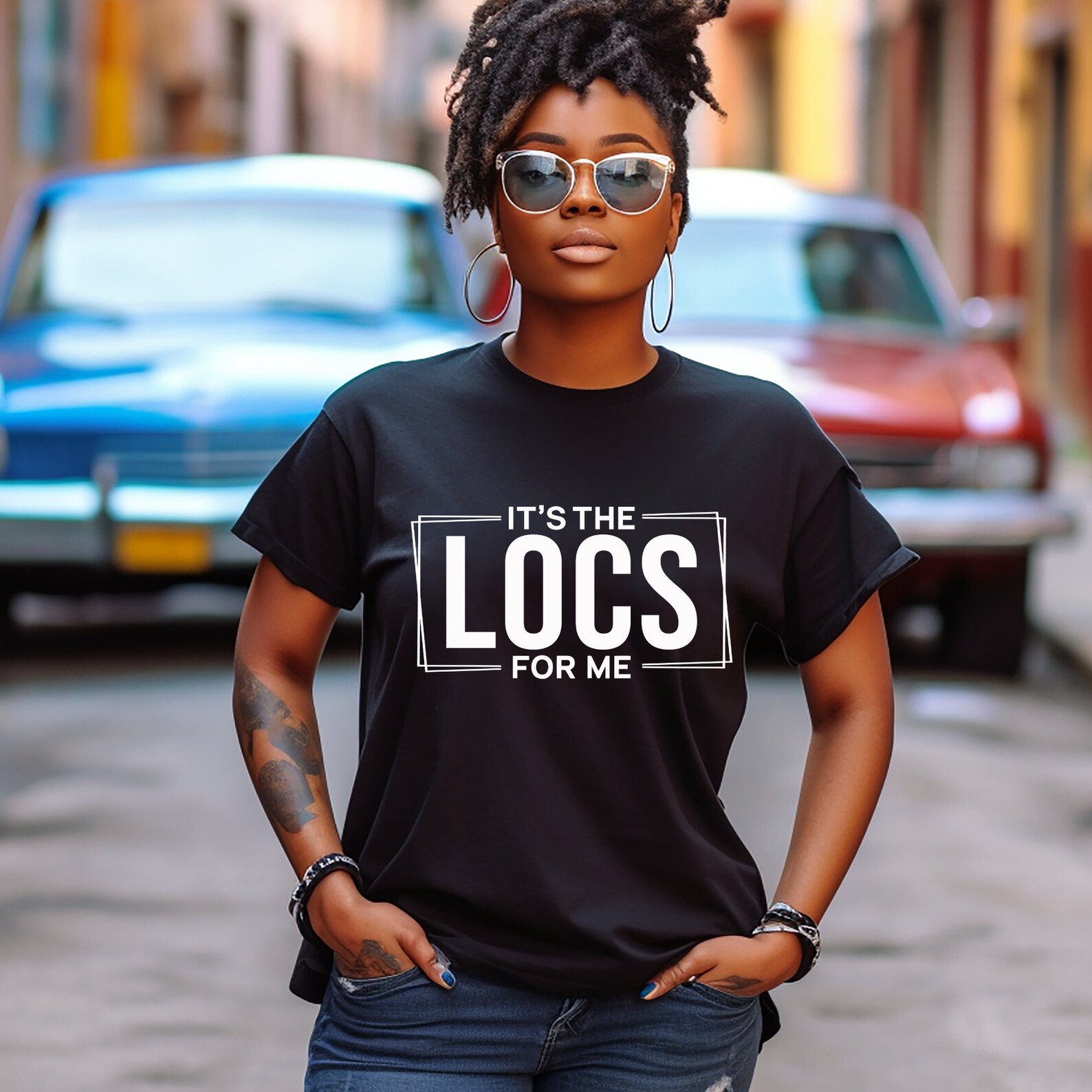Its the Locs for Me Tshirt for Loc'd Women With Natural Hair, Sister Locs, Micro Locs - Etsy
