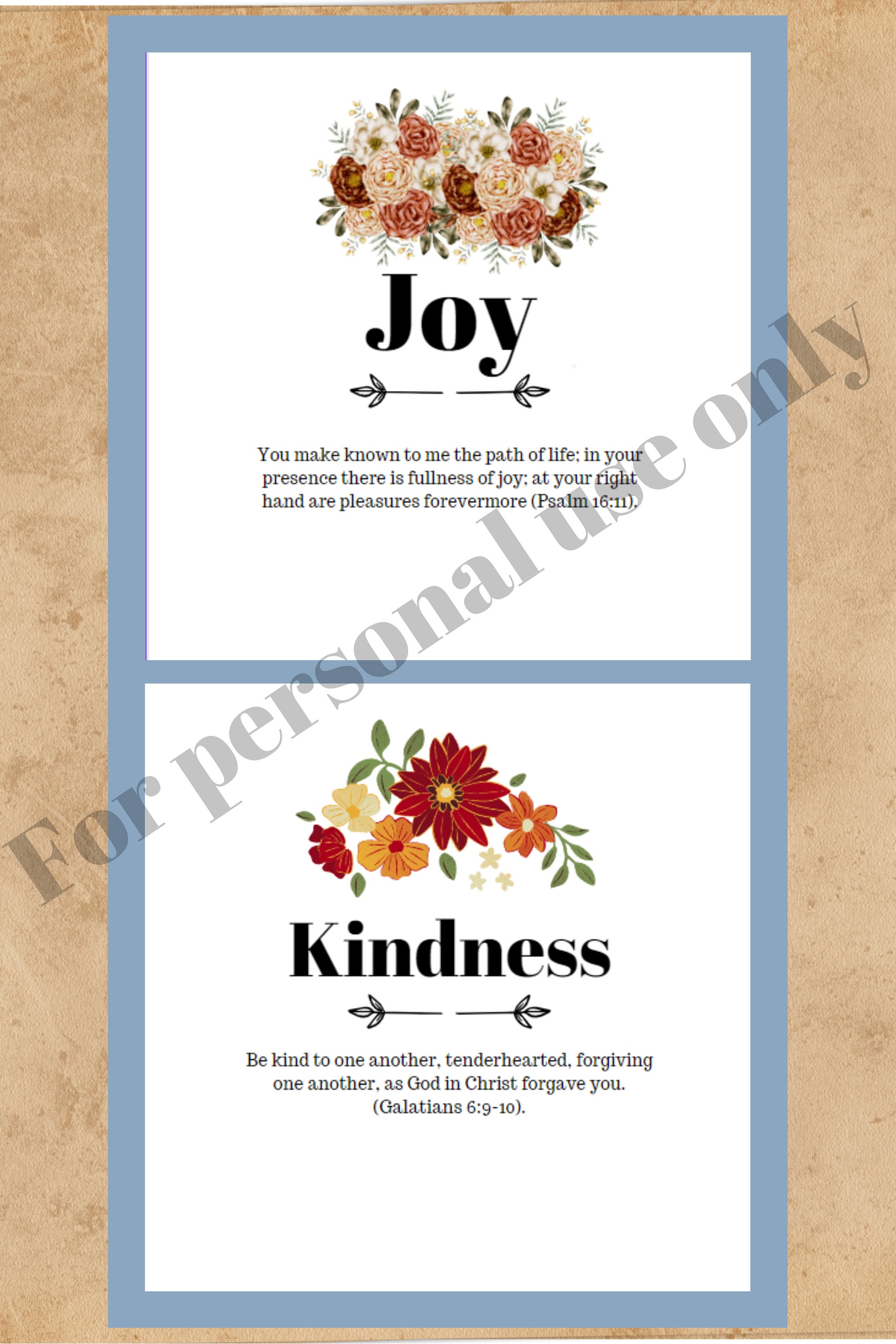 Fruit of the Spirit, Love - Joy - Peace - Kindness - Longsuffering ...