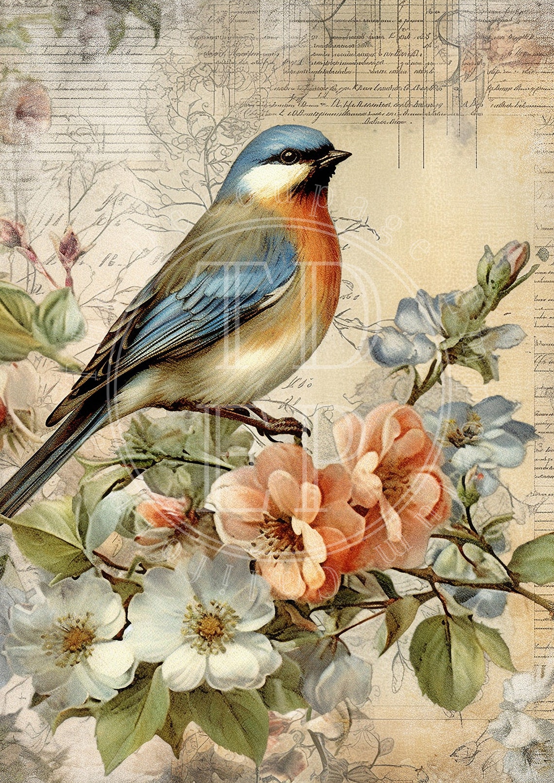 Garden Chorus 2 Digital Download Artwork High Quality 300 DPI Wall Art ...