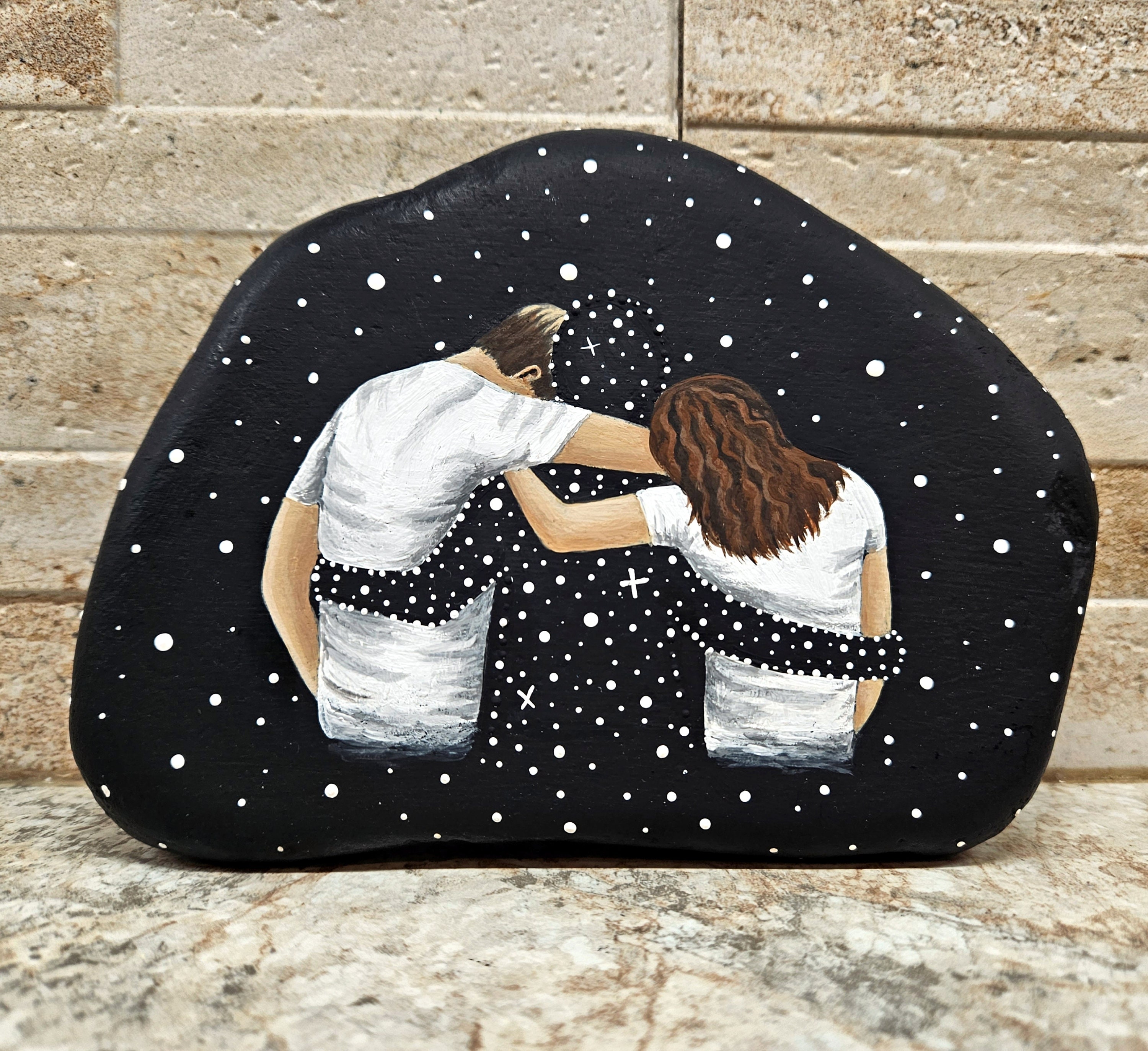 Personalized Star Memorial Custom Painted Rock - Etsy