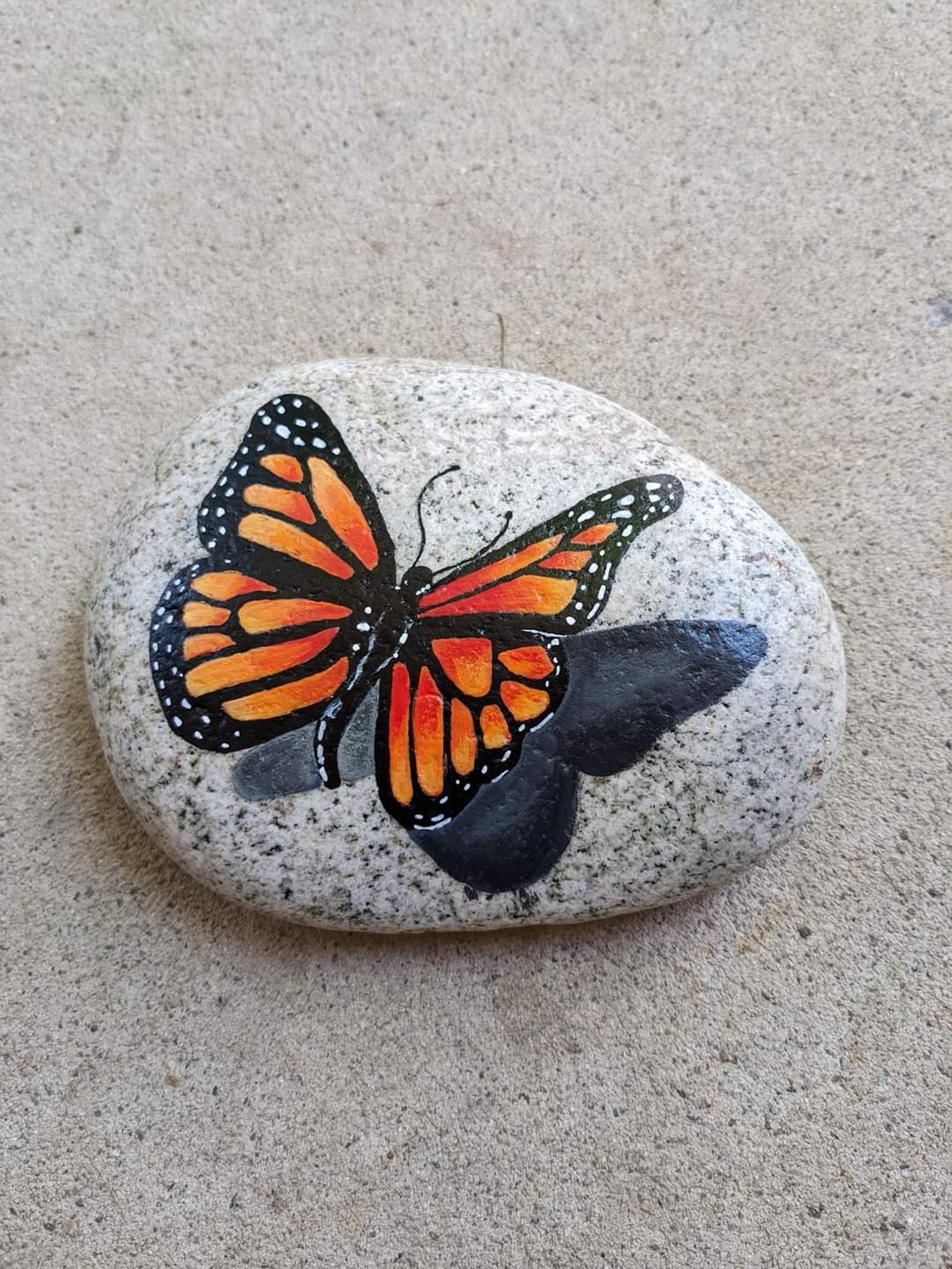 Butterfly Painted Rocks-custom Made to Order - Etsy