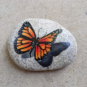 Butterfly Painted Rocks-custom Made to Order - Etsy