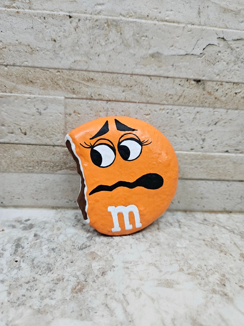 M&M Painted Rocks-set of 3! - Etsy