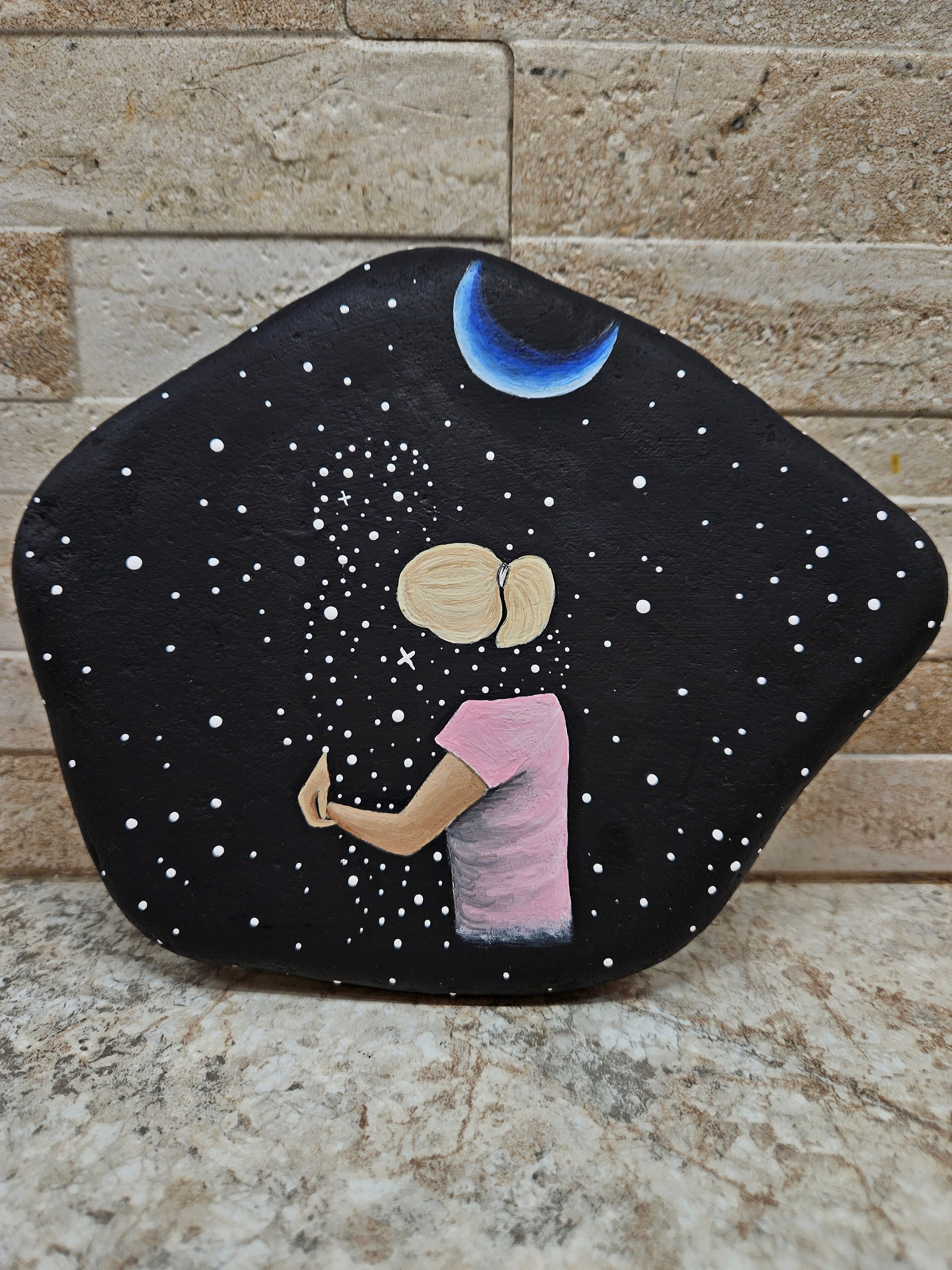 Personalized Star Memorial Custom Painted Rock - Etsy