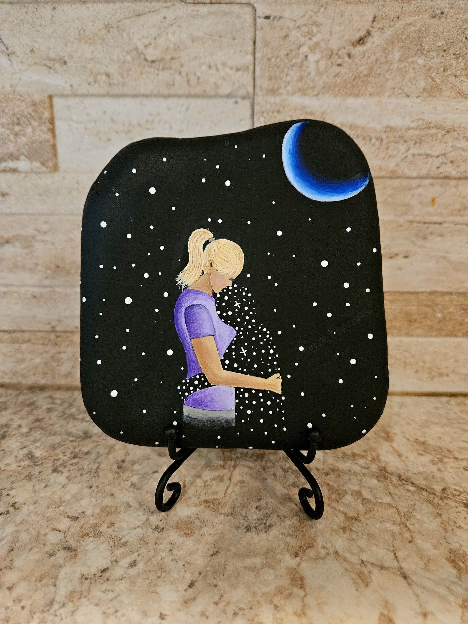 Personalized Star Memorial Custom Painted Rock - Etsy