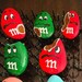 M&M Painted Rocks-set of 3! - Etsy