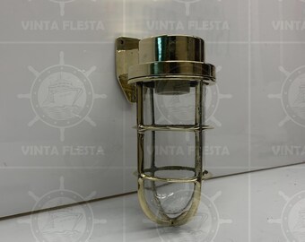 Nautical Style Alleyway Bulkhead Wall Brass Small New Light 3 Piece - Etsy