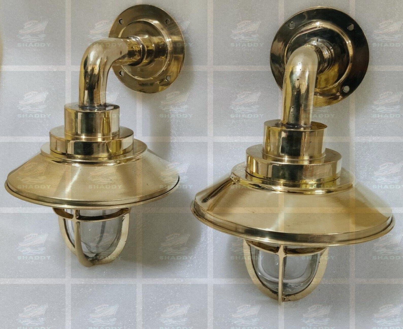 Nautical Marine New Solid Brass Wall Swan Wall Passageway Bulkhead ...