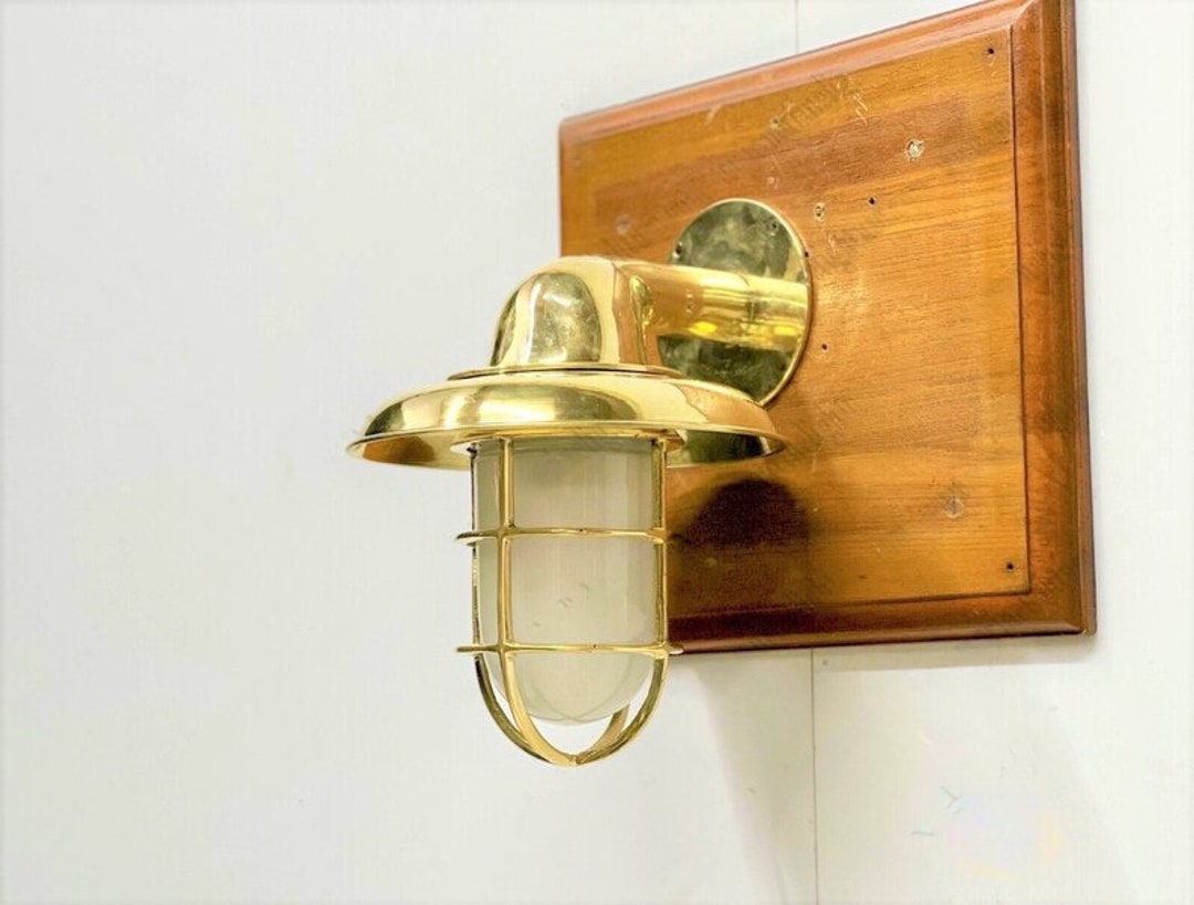 Outdoor Nautical Style Bulkhead Wall Sconce Light Made of - Etsy