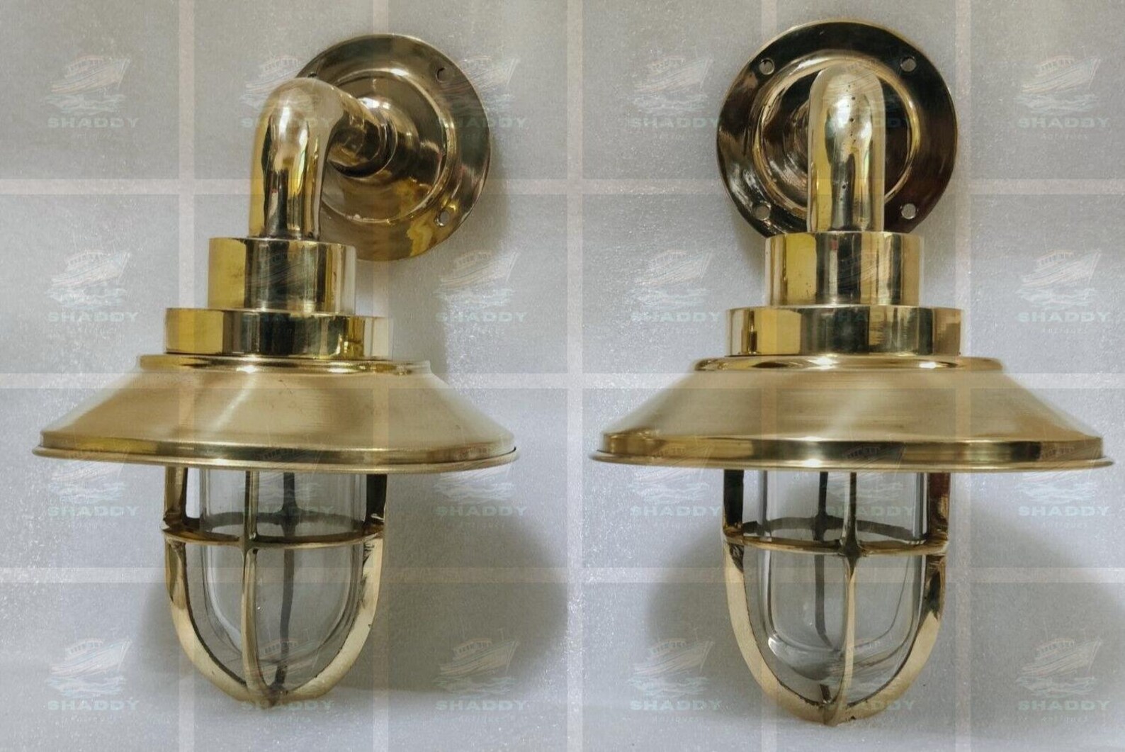 Nautical Marine New Solid Brass Wall Swan Wall Passageway Bulkhead ...
