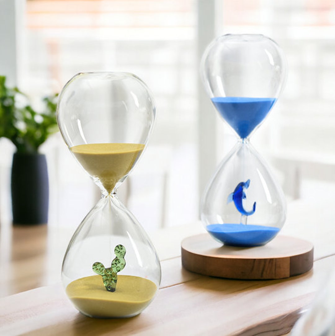 30 Minute Glass Sand Timer, Creative 30 Minute Christmas Hourglass Timer, Hourglass for ...