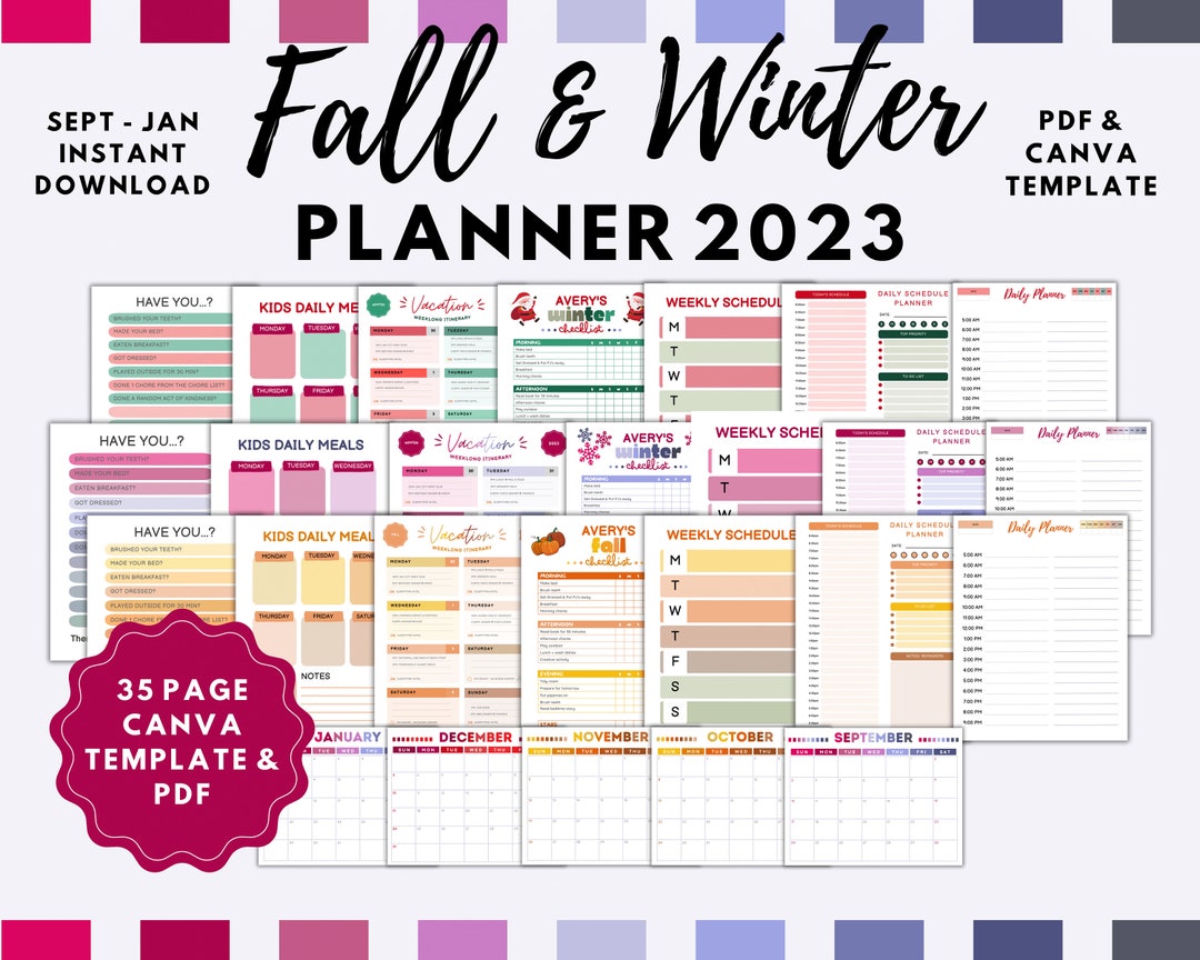 Christmas Planner Template Printable, Christmas Planner Printable ...