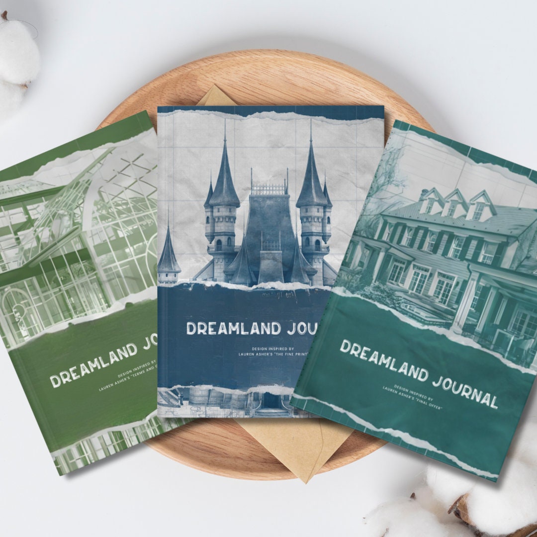 Dreamland Billionaire Series Journal Notebook Bundle (3 Journal ...