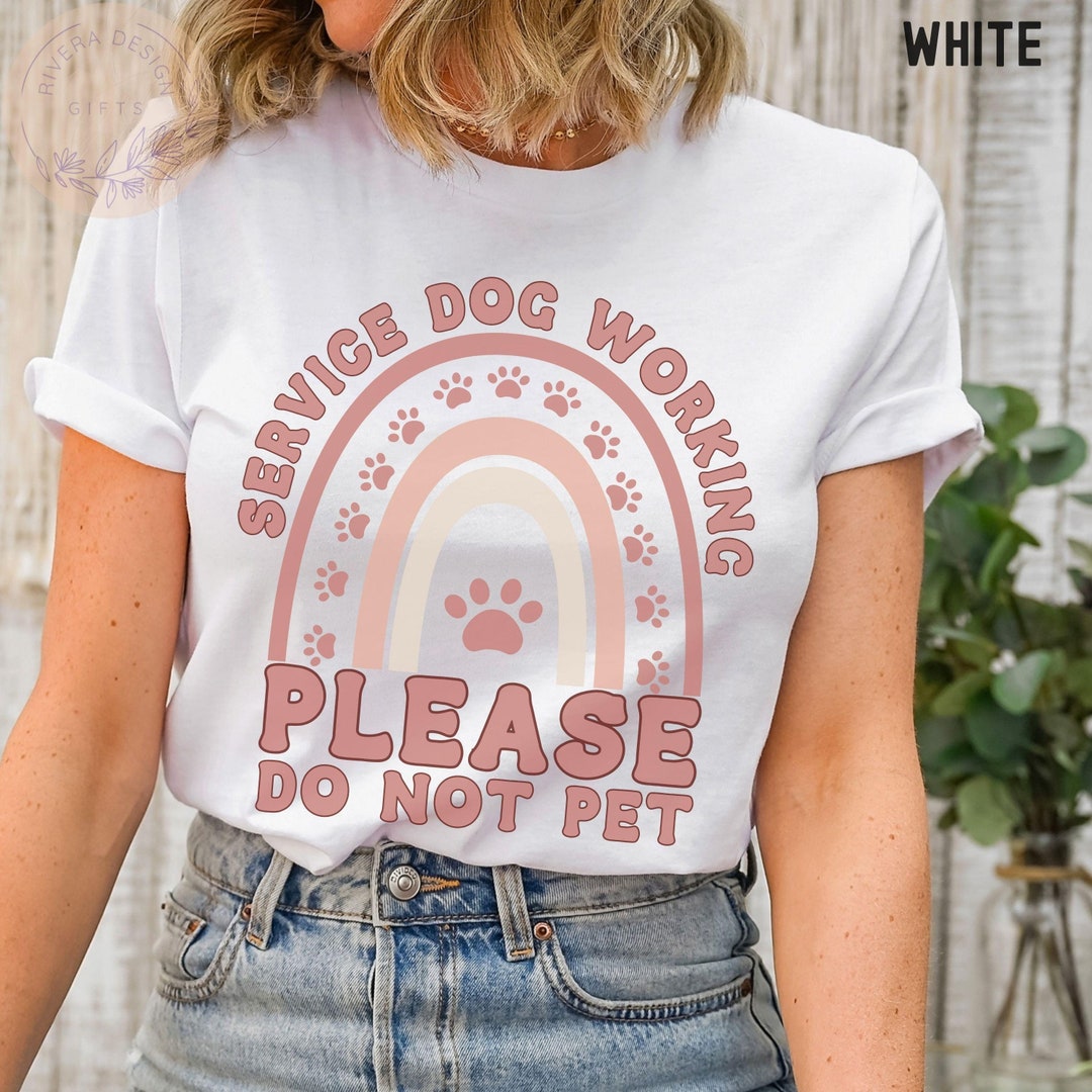 Service Dog Shirt, Human Dogs Shirt, Dog T-shirt, Service Dog Month ...