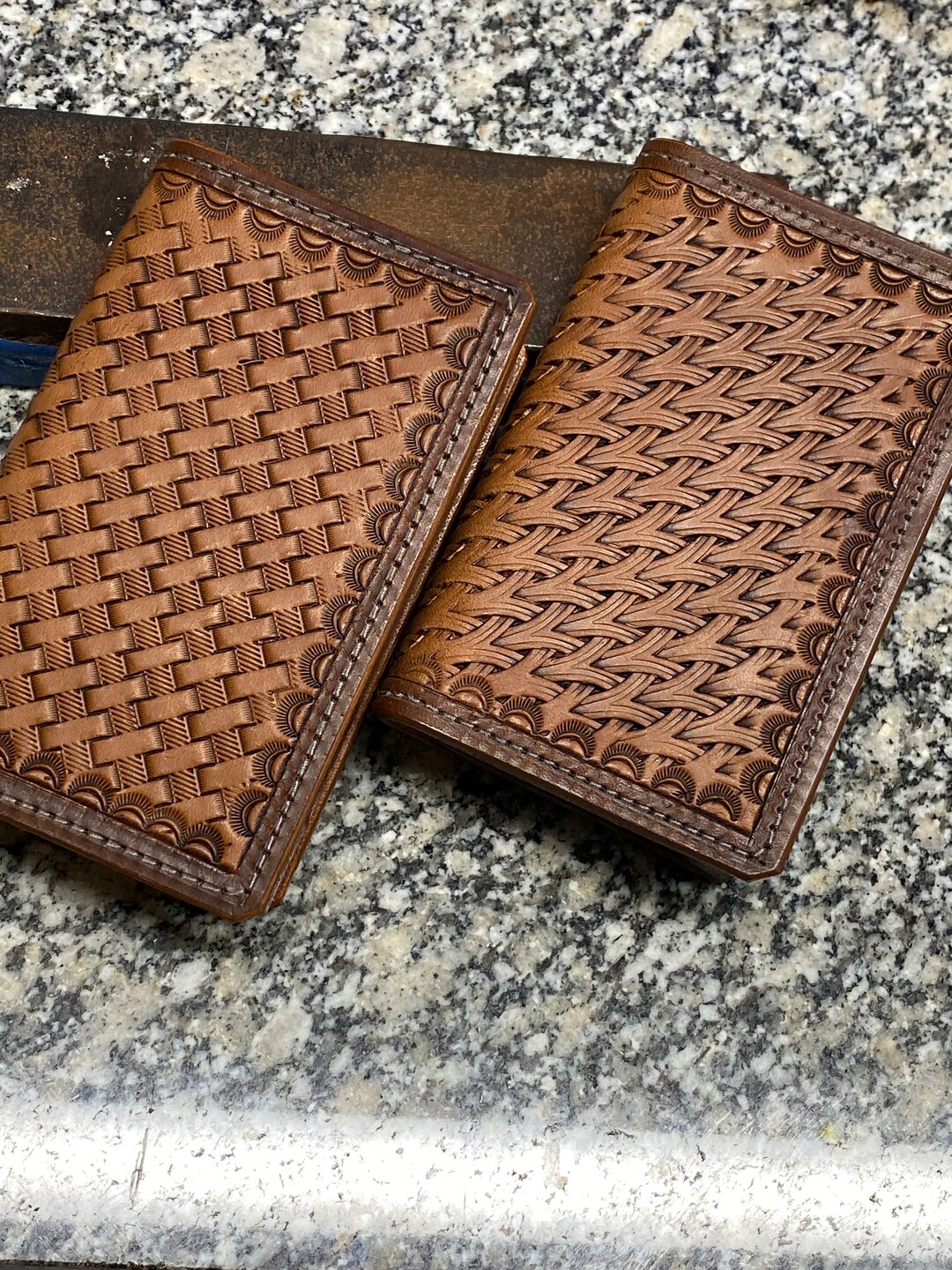Custom Leather Card Wallet - Etsy