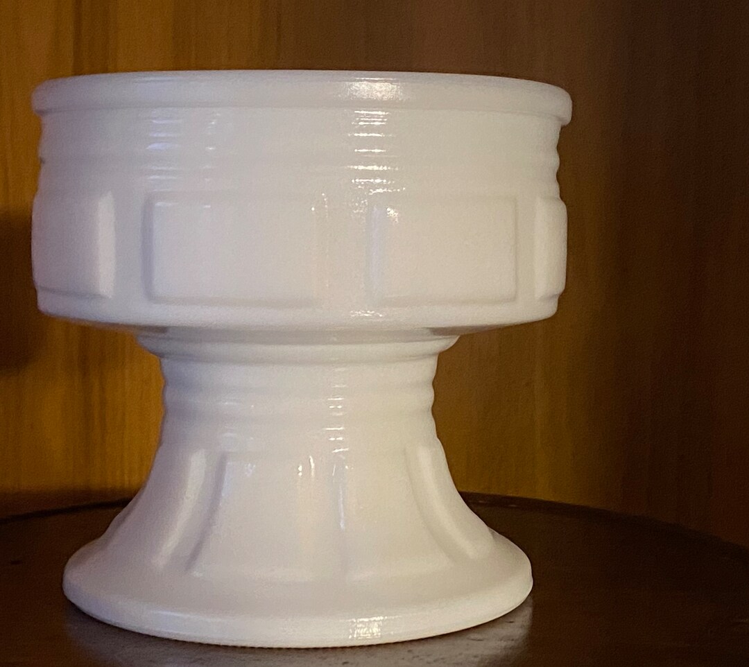 Vintage Randall Glass Planter - Milk Glass - Etsy