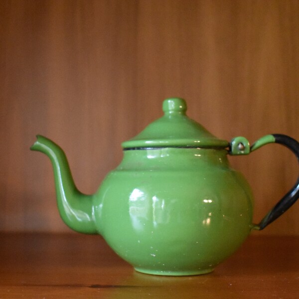Enamelware Tea Pot - Etsy