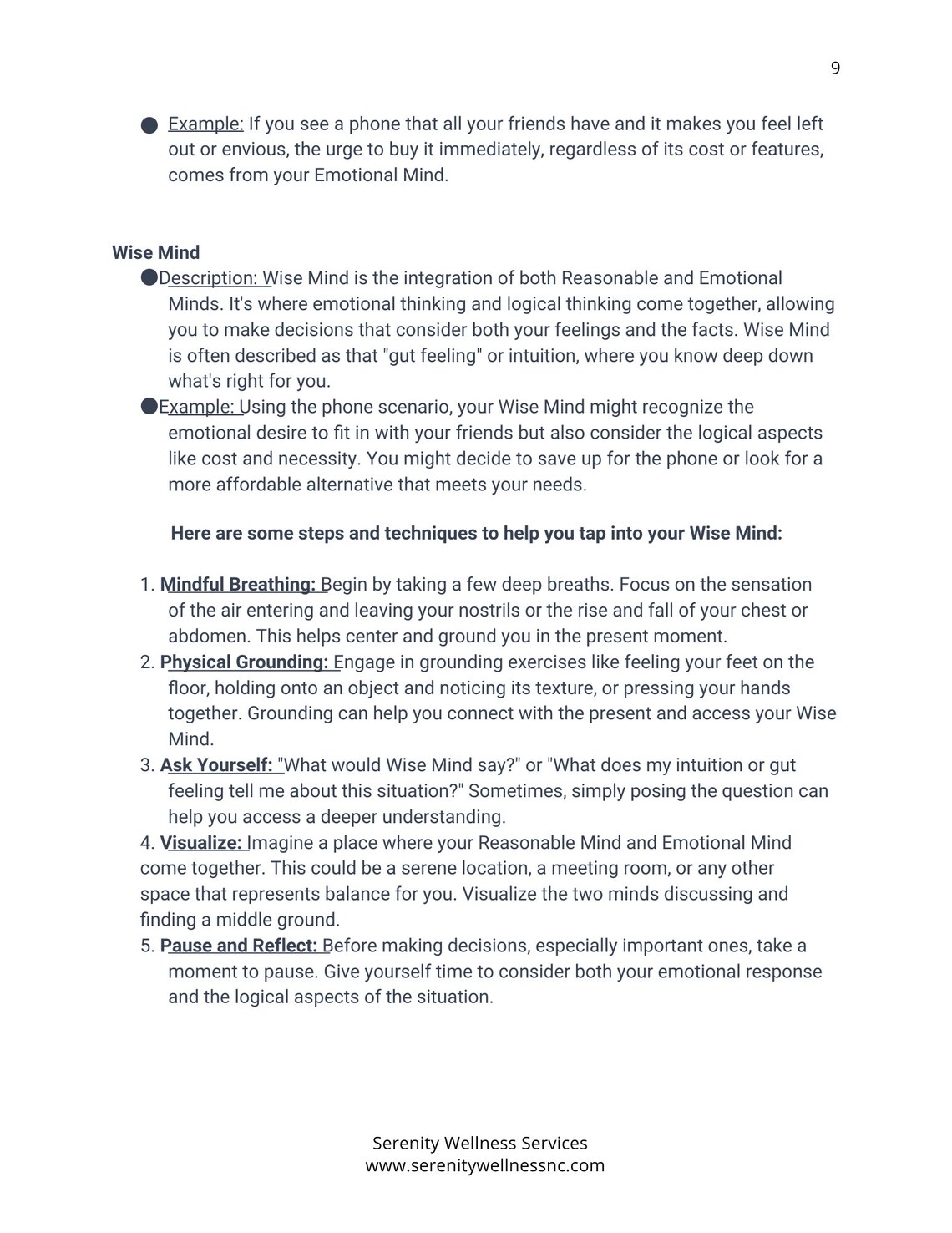 Simplified DBT Skills Guide. Perfect for Therapist Use in Session or ...