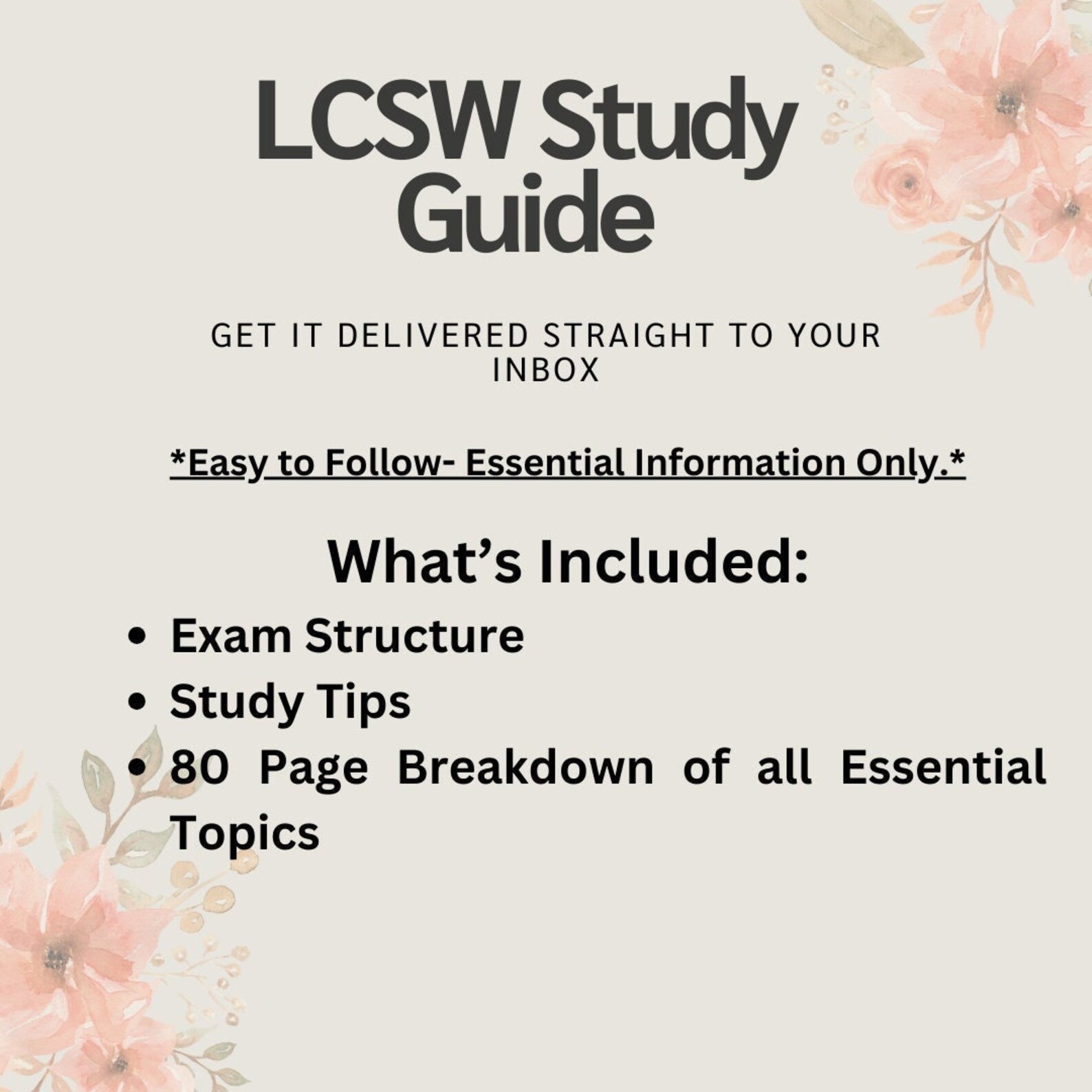 LCSW Exam Prep. Comprehensive & Easy-to-follow LCSW Study Guide ...