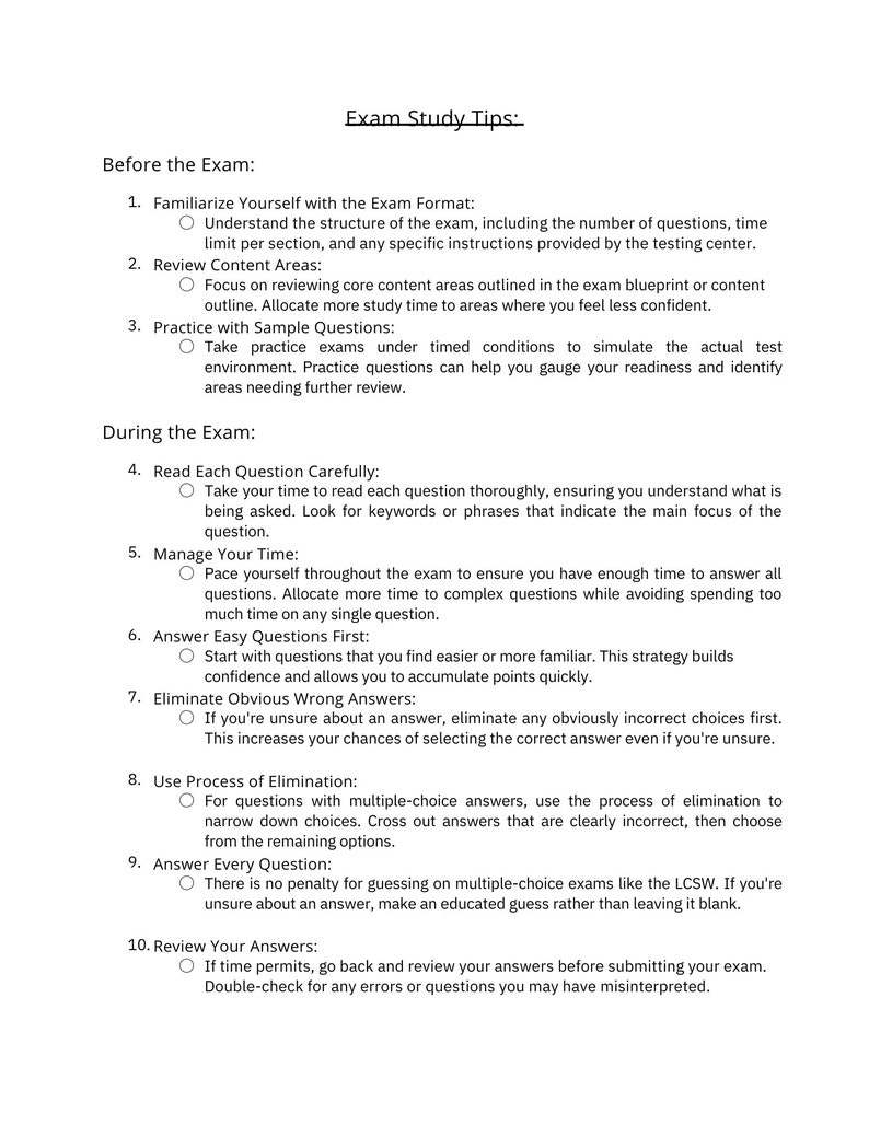 LCSW Exam Prep. Comprehensive & Easy-to-follow LCSW Study Guide ...