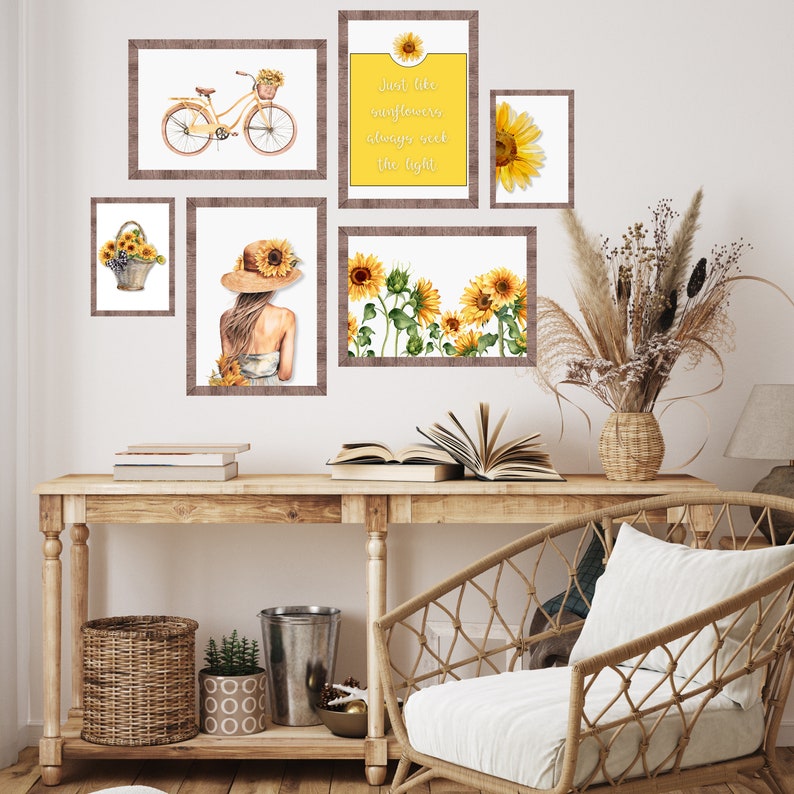 Printable Set of 6 Wall Decor Cozy Style Wall Art Wall Art - Etsy