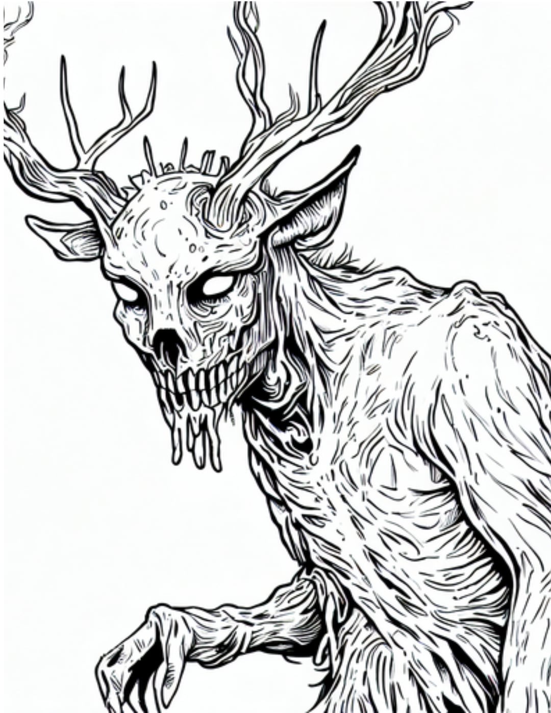 Skinwalker Coloring Pages Coloring Pages
