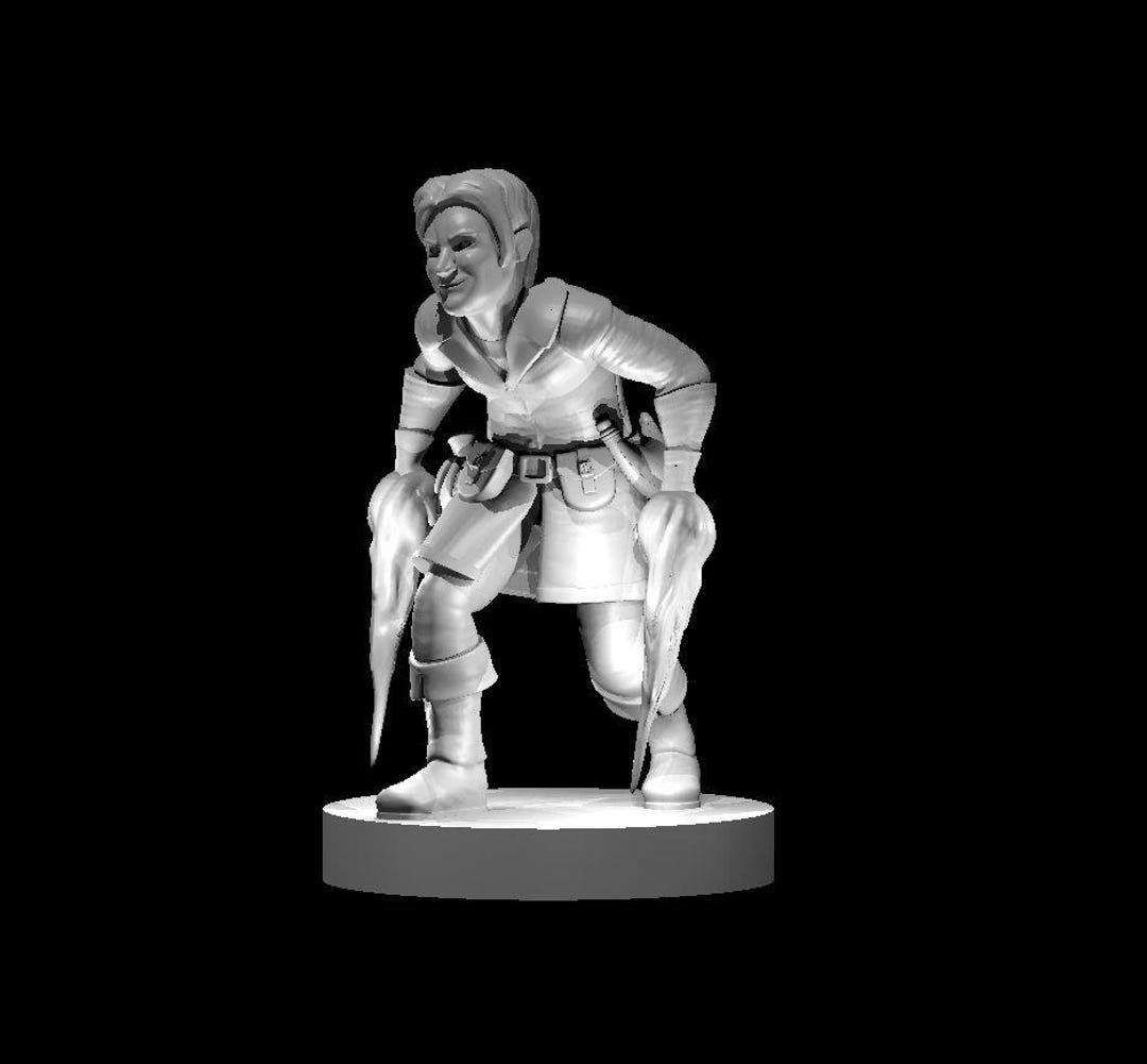 Dnd Minifig Halflings for Dungeons and Dragons Mini Figurine Resin 3D ...