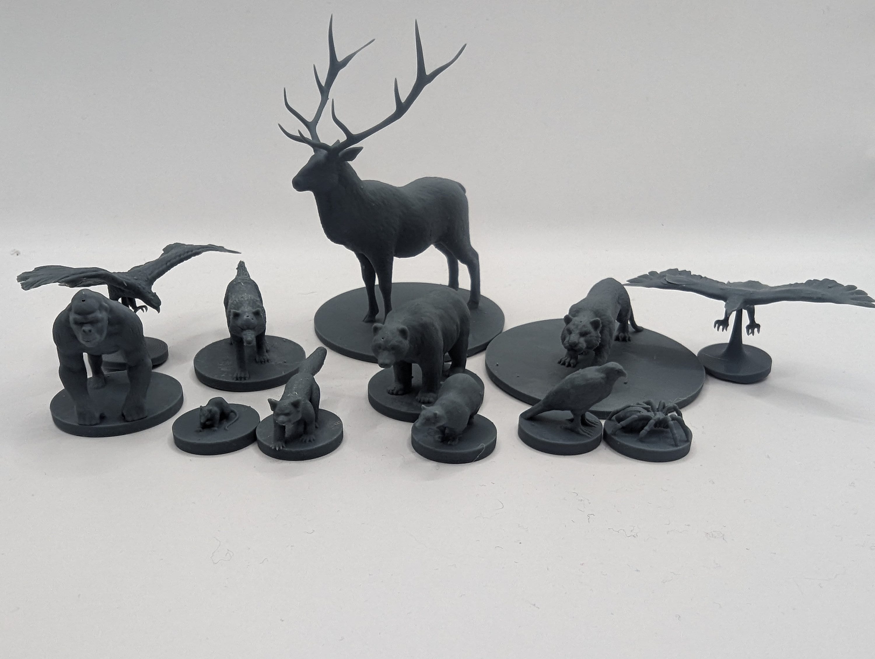 Forest Druid Wild Shapes Miniatures Set | Dnd Animal Minis | Wildshape ...