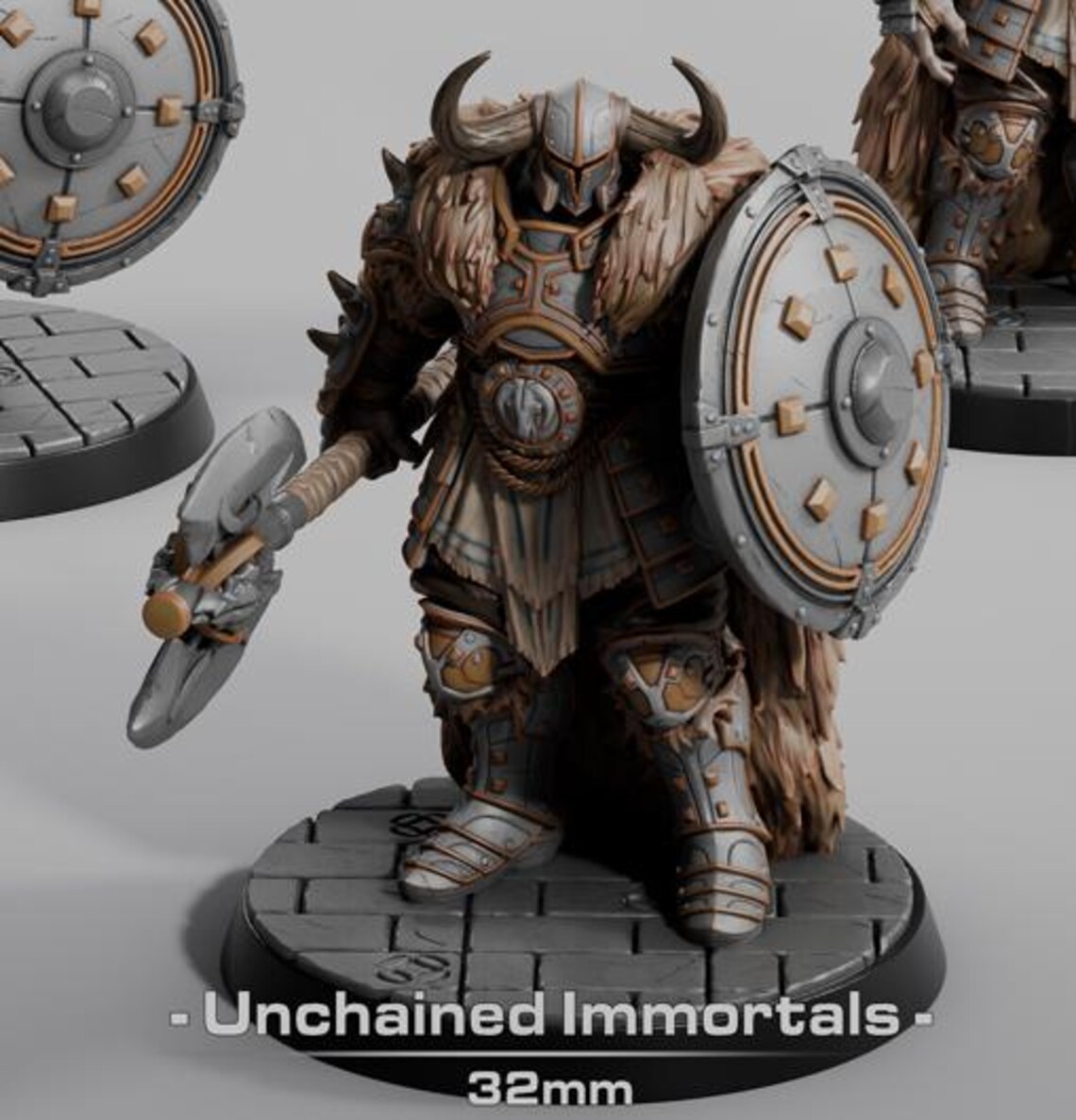 Dnd Mini Figurine Unchained Immortals Spear Set: 3D Printed Resin ...