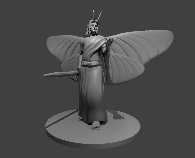 Dnd Minifig Fey for Dungeons and Dragons Mini Figurine Resin 3D Printed ...