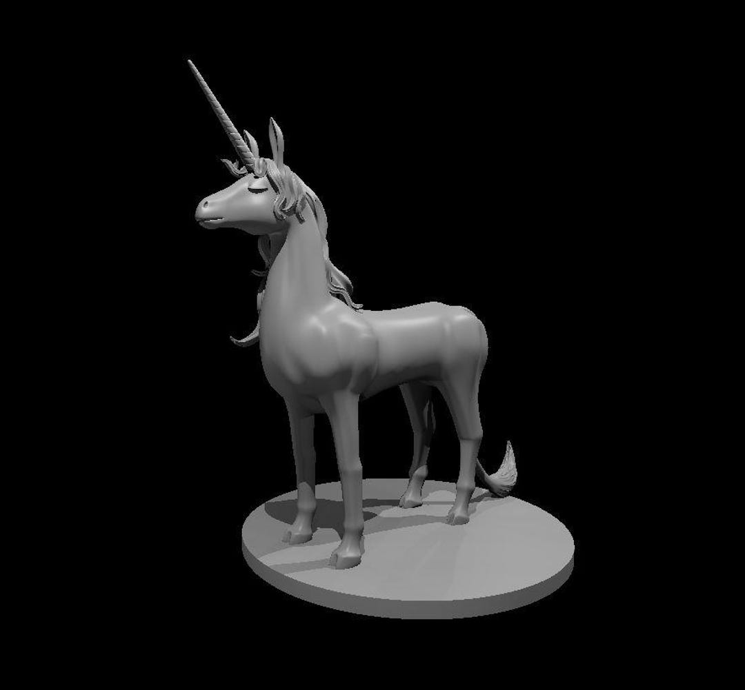 Dnd Minifig Unicorn Set of 7 Dungeons and Dragons Mini Figurine Resin ...