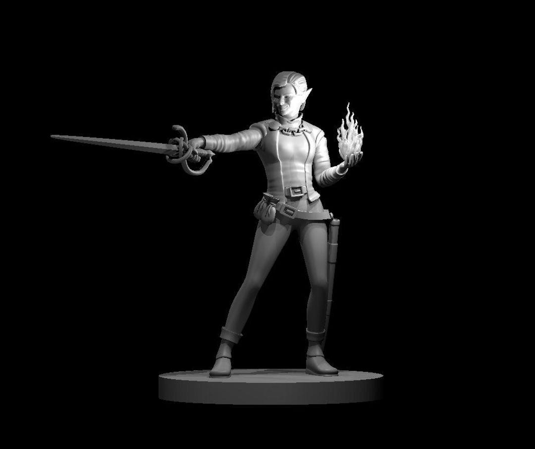 Dnd Minifig Fey for Dungeons and Dragons Mini Figurine Resin 3D Printed ...