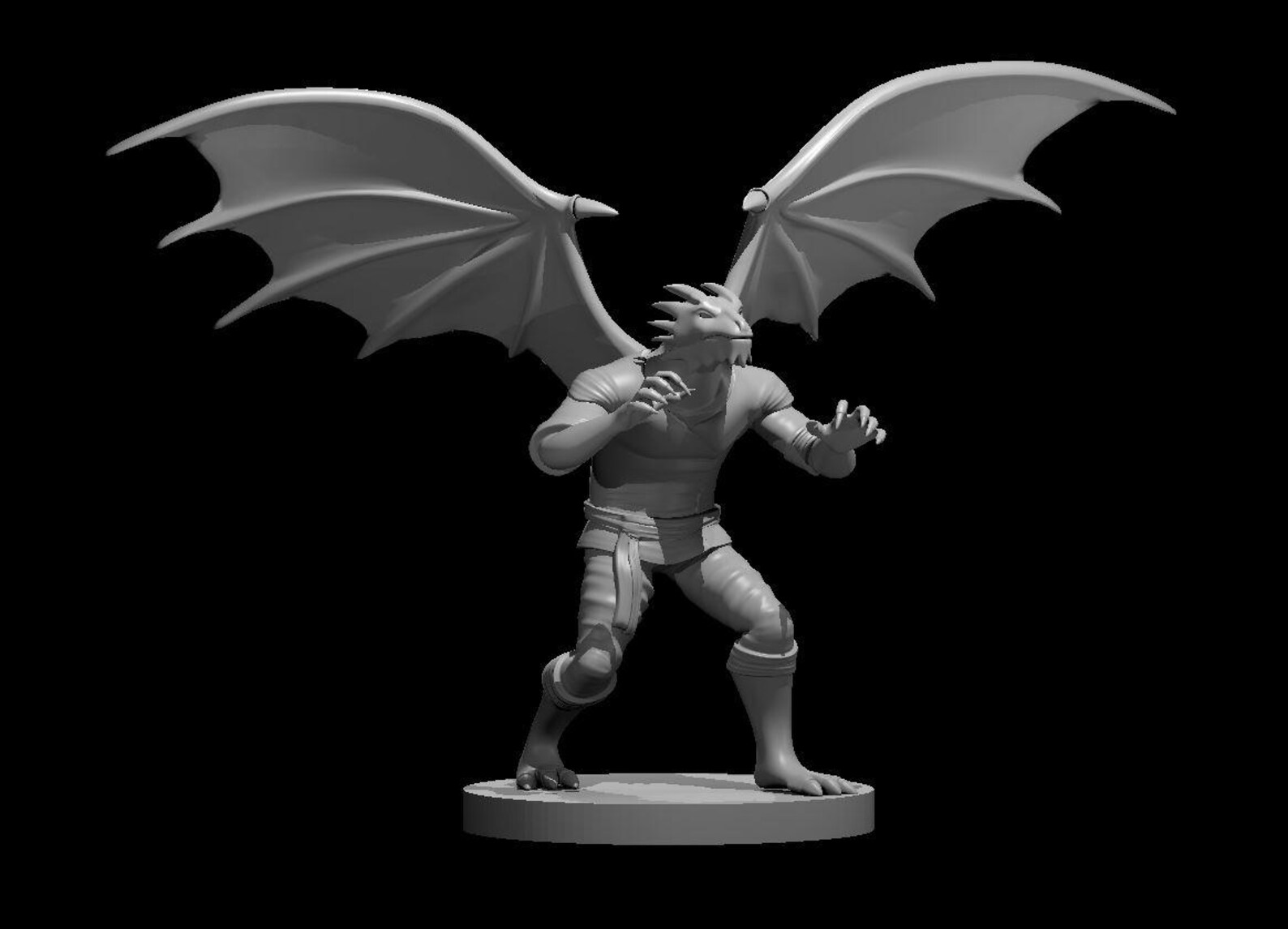 Dnd Minifig Dragonborn Set of 10 Dungeons and Dragons Mini Figurine ...