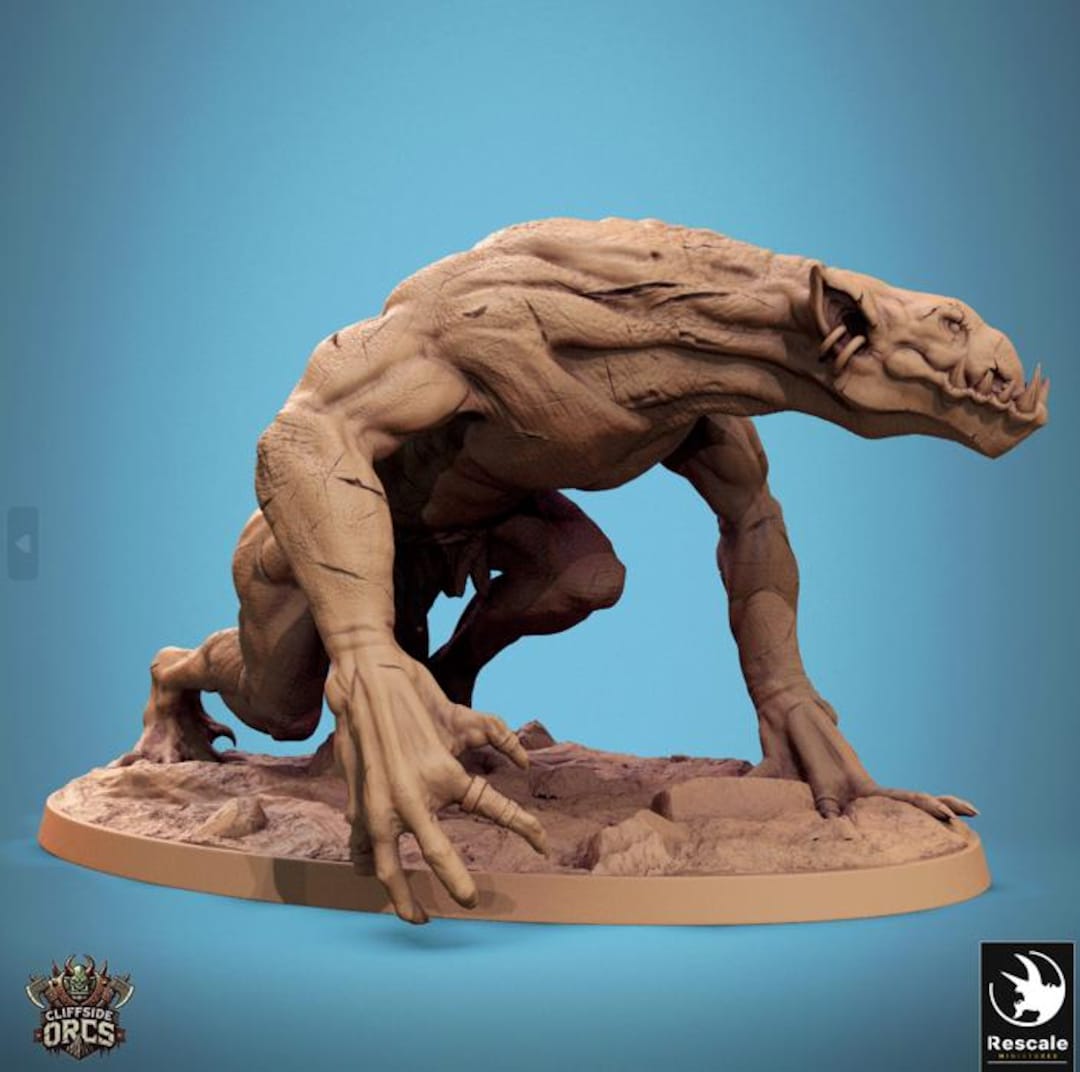 Dnd Minifig Troll Dungeons and Dragons Mini Figurine Resin 3D Printed ...