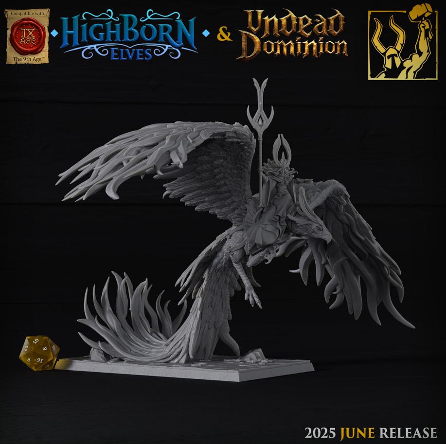 Resin Phoenix & Archmage Miniatures: Dnd Titan Forge Highborne Elves - Etsy