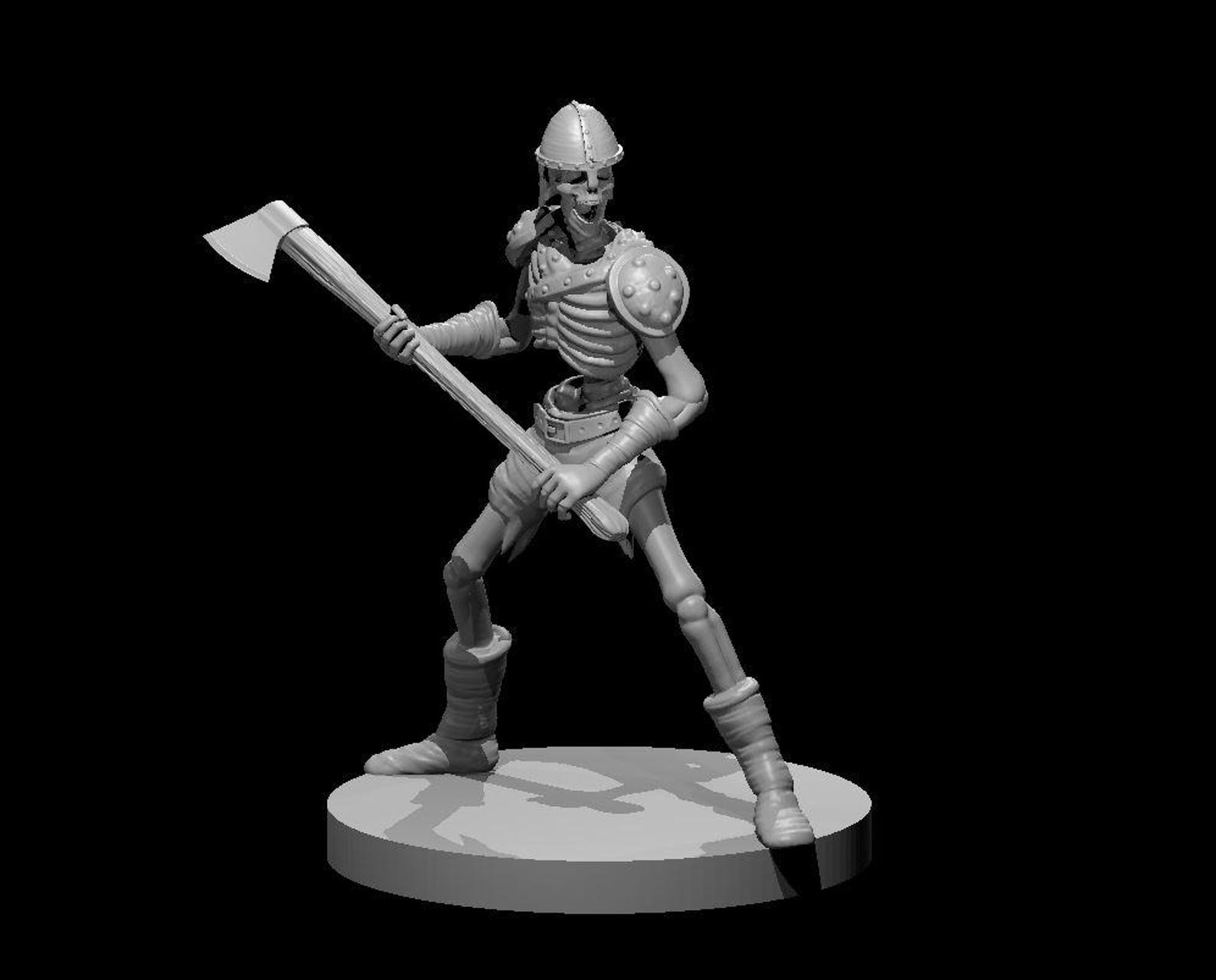Dnd Skeleton Set of 10 Dungeons and Dragons Mini Figurine Resin 3D ...