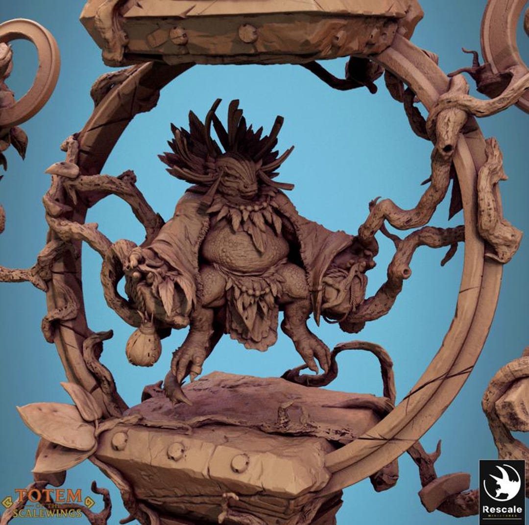 Dnd Minifig Ixakar the Prime Mini Figurine Resin 3D Printed - Etsy