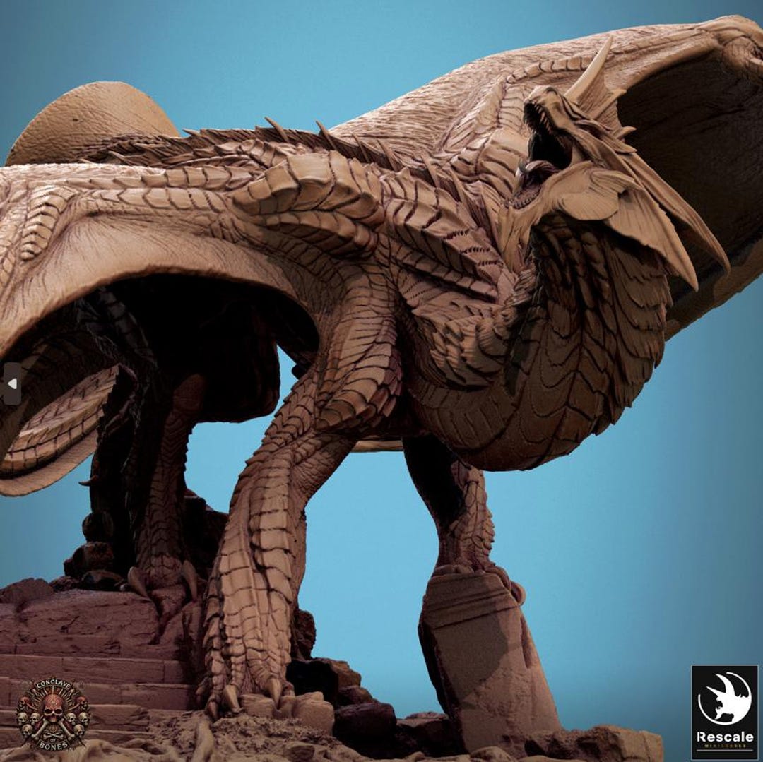 Dnd Minifig Silver Dragons Mini Figurine Resin 3D Printed - Etsy